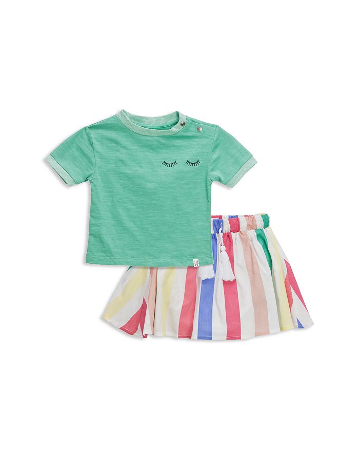 Sovereign Code Girls' Kathi + Ida Tee & Striped Skirt Set - Baby ...