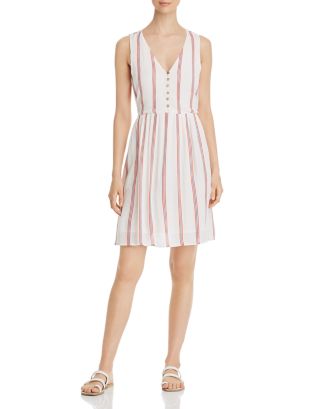 Vero Moda Hannah Striped A-Line Dress | Bloomingdale's