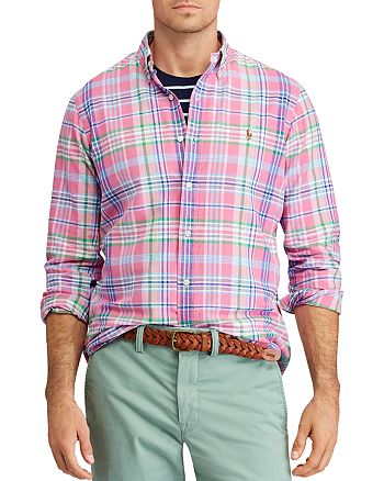 Polo Ralph Lauren Patterned Classic Fit Button-Down Oxford Shirt ...
