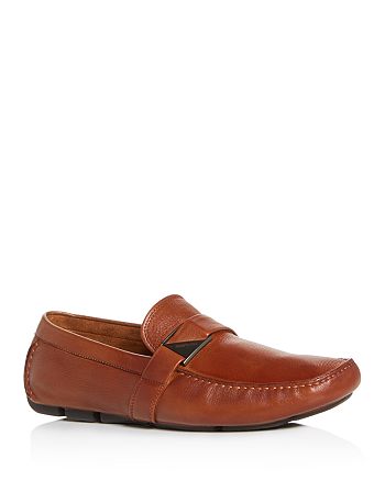 Kenneth Cole Men's Theme Leather Moc-Toe Drivers | Bloomingdale's