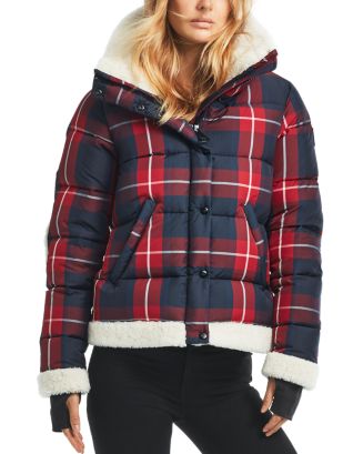 SAM. Mackenzie Shearling Trim Short Down Coat | Bloomingdale's