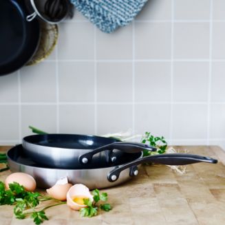 GreenPan Venice Pro Noir 2-Piece 8" & 10" Ceramic Nonstick Frypan Set ...