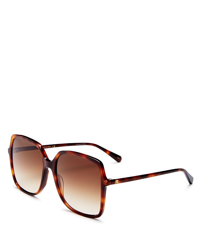 Gucci Square Sunglasses, 57mm | Bloomingdale's