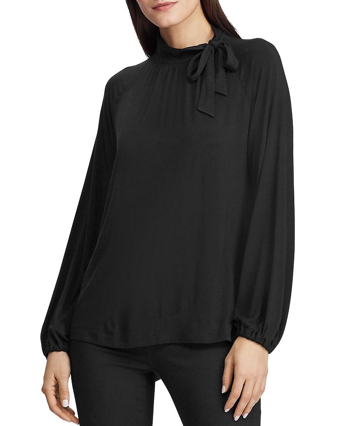 Ralph Lauren Tie-Neck Top | Bloomingdale's