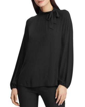 Ralph Lauren Tie-Neck Top | Bloomingdale's