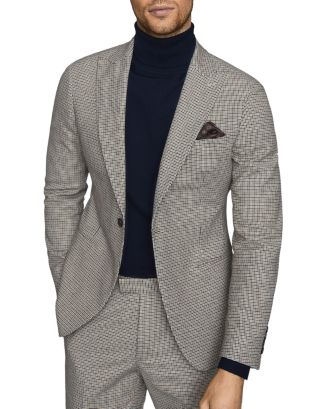 REISS Butler Micro-Tattersall Slim Fit Blazer | Bloomingdale's