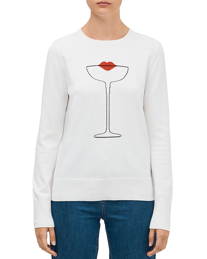 kate spade new york Cocktail Kiss Sweater | Bloomingdale's