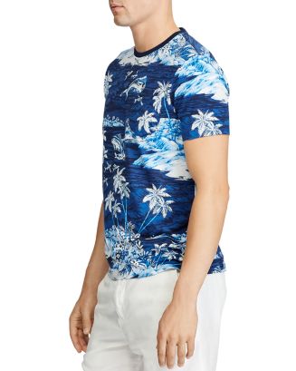 Polo Ralph Lauren Tropical Print Classic Fit Tee | Bloomingdale's