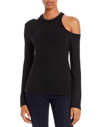 Red Haute Cold-Shoulder Top | Bloomingdale's