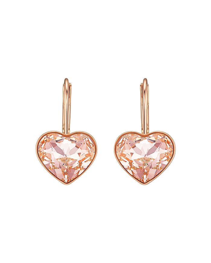 Swarovski Bella Crystal Heart Earrings | Bloomingdale's