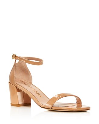 Stuart Weitzman Women's Ankle Strap Block-Heel Sandals | Bloomingdale's