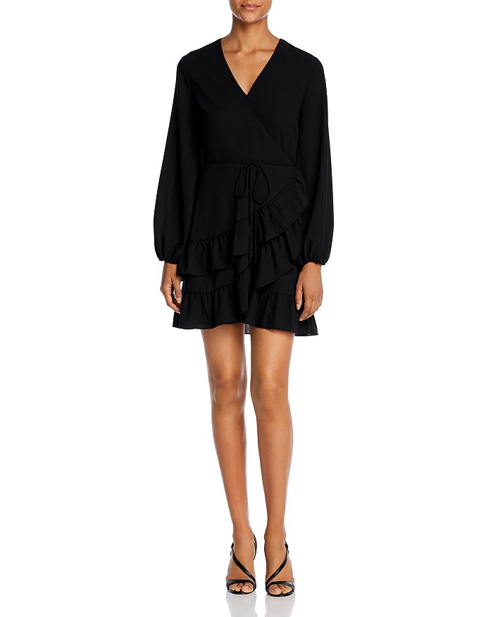 1.STATE Tiered Ruffle Wrap Dress | Bloomingdale's