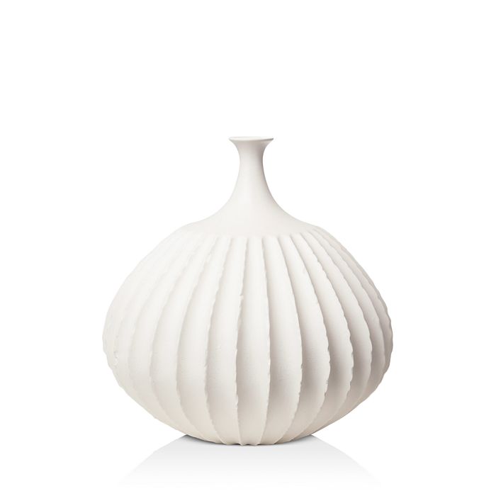 Global Views Sawtooth Small Vase | Bloomingdale's