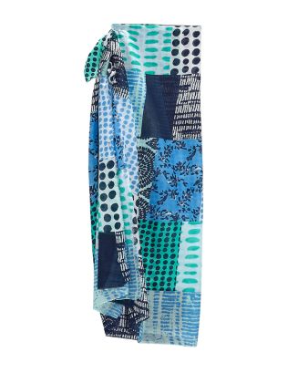 Echo Patchwork Cotton Pareo Wrap | Bloomingdale's