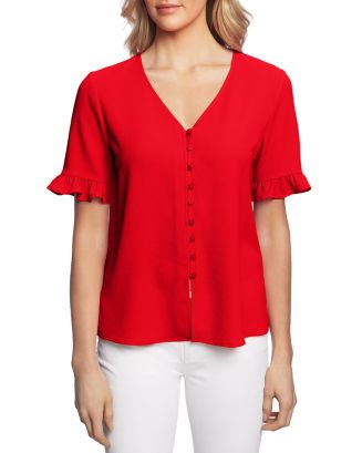 CeCe Ruffle Sleeve Blouse | Bloomingdale's