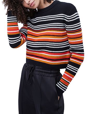 FRENCH CONNECTION June Striped Knit Sweater | Bloomingdale's
