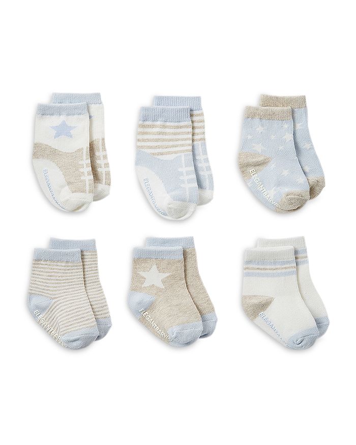 Elegant Baby Unisex Printed Socks, 6 Pack - Baby | Bloomingdale's