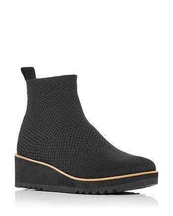 Eileen Fisher Women's London Stretch Knit Wedge Booties | Bloomingdale's
