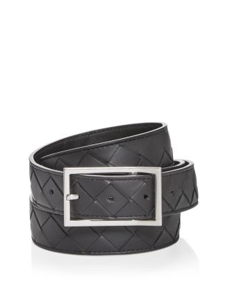 Bottega Veneta Men's Woven Leather Belt | Bloomingdale's