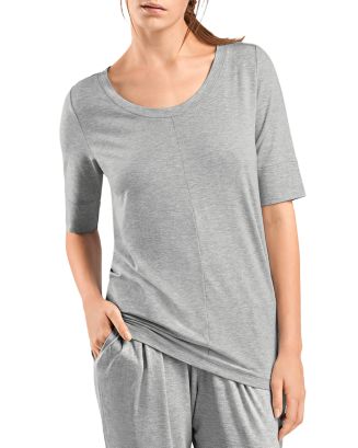 Hanro Yoga Three-Quarter Sleeve Top | Bloomingdale's