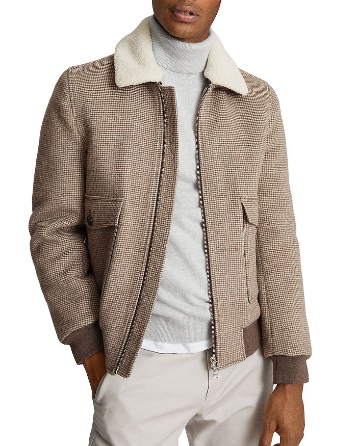 REISS Detachable Collar Jacket | Bloomingdale's