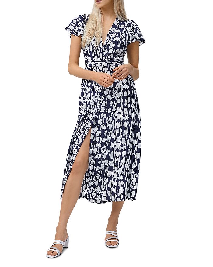FRENCH CONNECTION Islanna Printed Midi Dress | Bloomingdale's