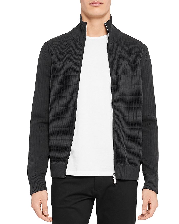 Theory Todd Eco Breach Full Zip Sweater | Bloomingdale's