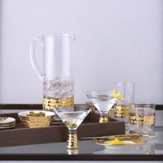 Michael Wainwright Truro Gold & Platinum Glass Drinkware | Bloomingdale ...