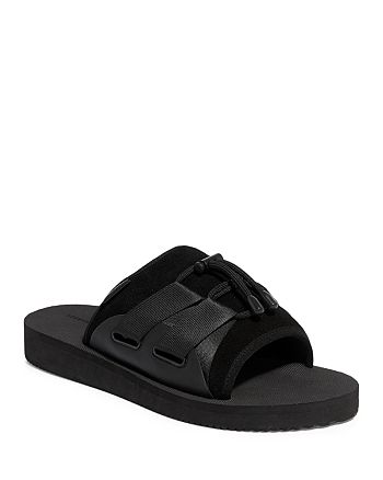 ALLSAINTS Men's Ryder Drawcord Slide Sandals | Bloomingdale's
