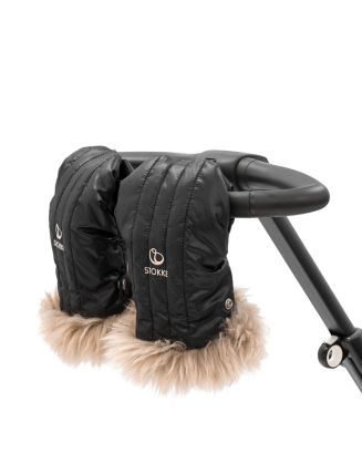 Stokke Sheepskin Trimmed Stroller Mittens | Bloomingdale's
