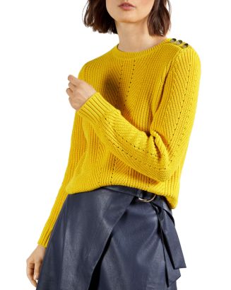 Ted Baker Button Detail Pullover Sweater | Bloomingdale's