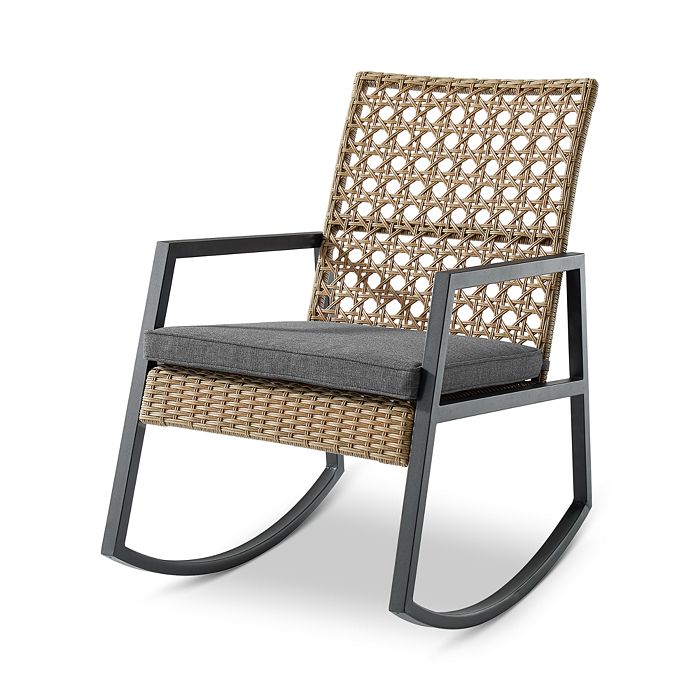 Sparrow & Wren Adrian Rattan Outdoor Patio Rocking Chair | Bloomingdale's