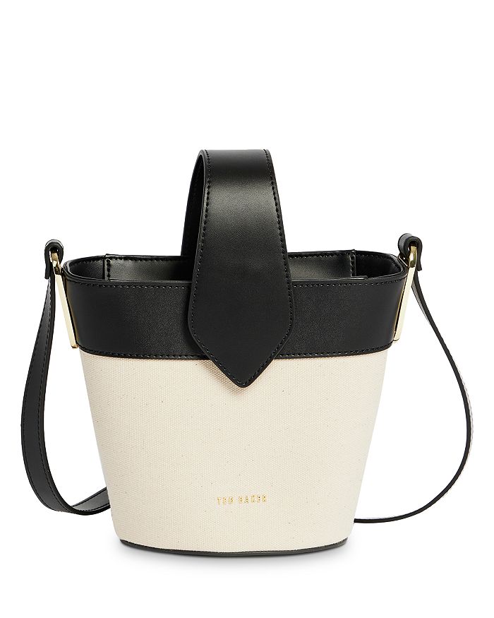 Ted Baker T Detail Canvas Mini Bucket Bag | Bloomingdale's