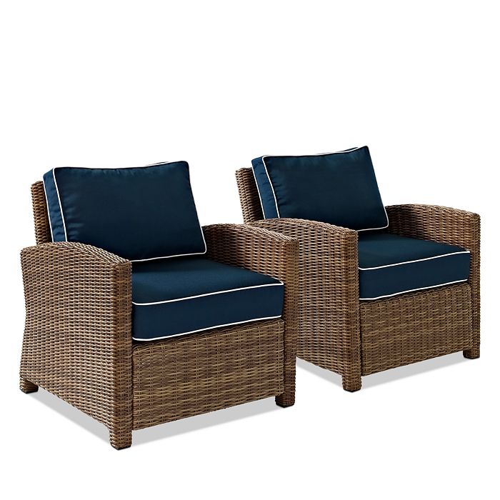 Sparrow & Wren Walton 2 Piece Outdoor Wicker Chair Set | Bloomingdale's