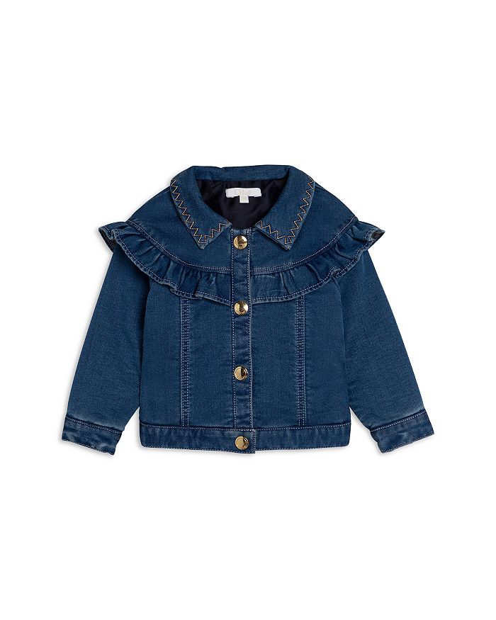 Chloé Unisex Fleece Denim Jacket - Baby | Bloomingdale's