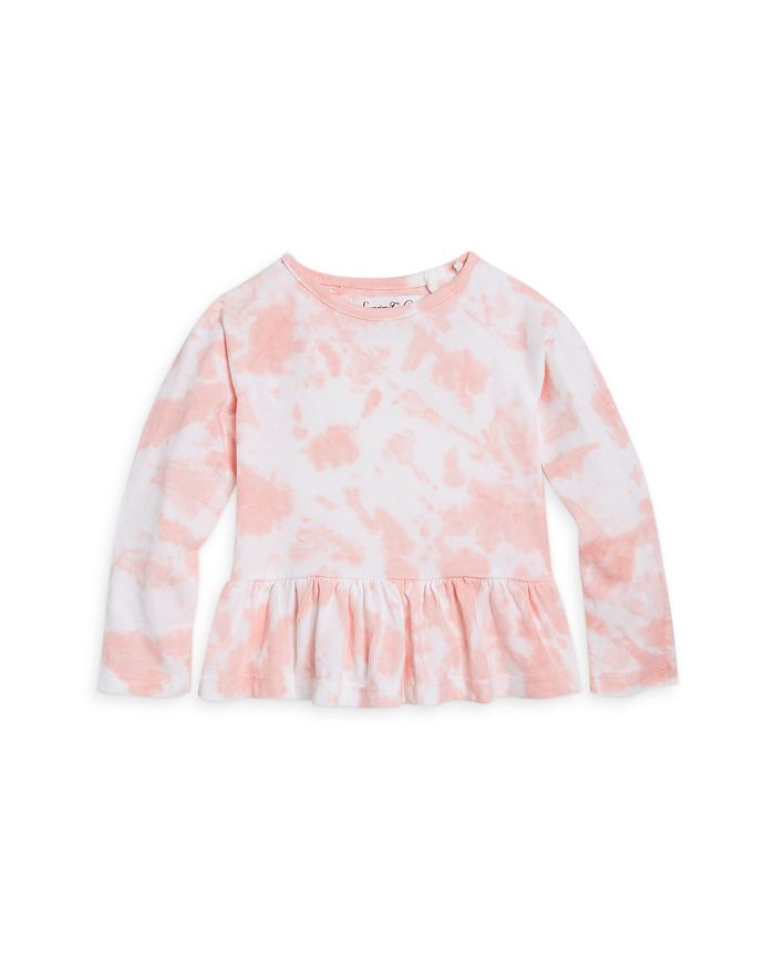 Sovereign Code Girls' Ivy Tie Die Peplum Top - Baby | Bloomingdale's