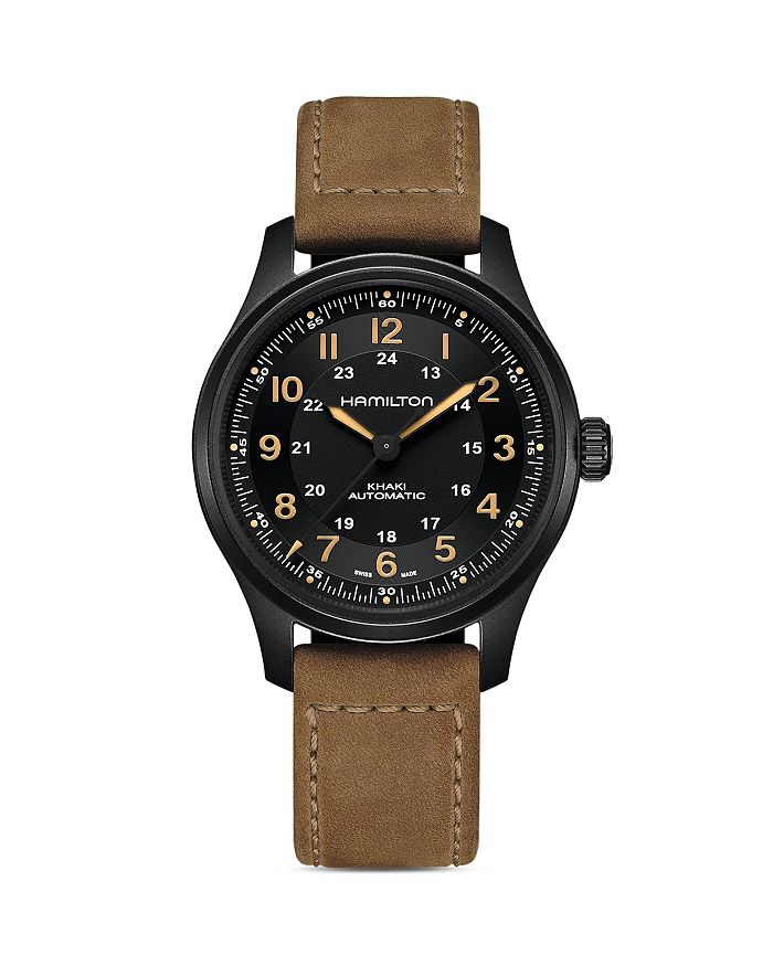 Hamilton Titanium Khaki Field Watch, 42mm | Bloomingdale's
