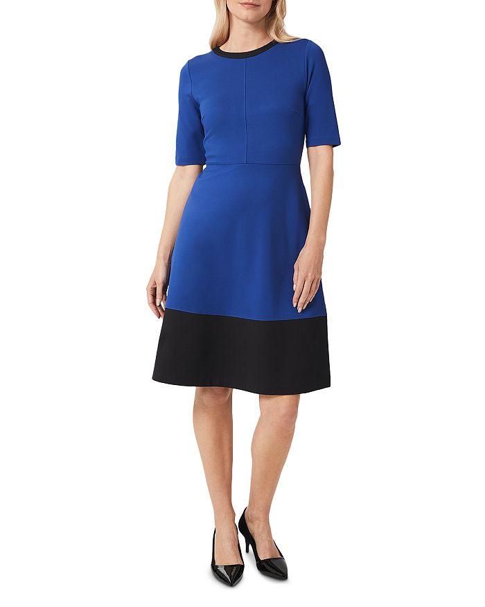 HOBBS LONDON Petite Simona Color Blocked Dress | Bloomingdale's