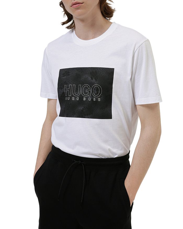 HUGO Boxed Logo Graphic Tee | Bloomingdale's