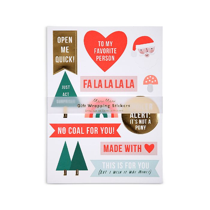 Meri Meri Festive Gift Wrapping Stickers, Set of 120 | Bloomingdale's