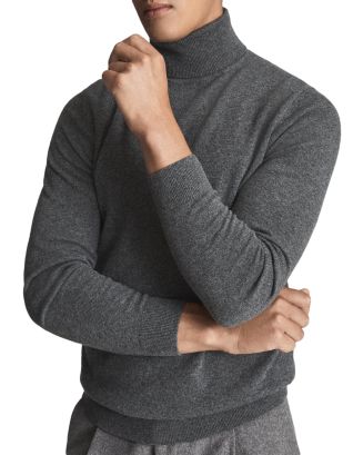 REISS Regal Cashmere Solid Slim Fit Turtleneck Sweater | Bloomingdale's