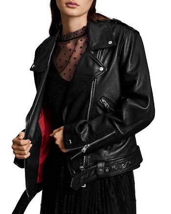 ALLSAINTS Luna Leather Biker Jacket | Bloomingdale's