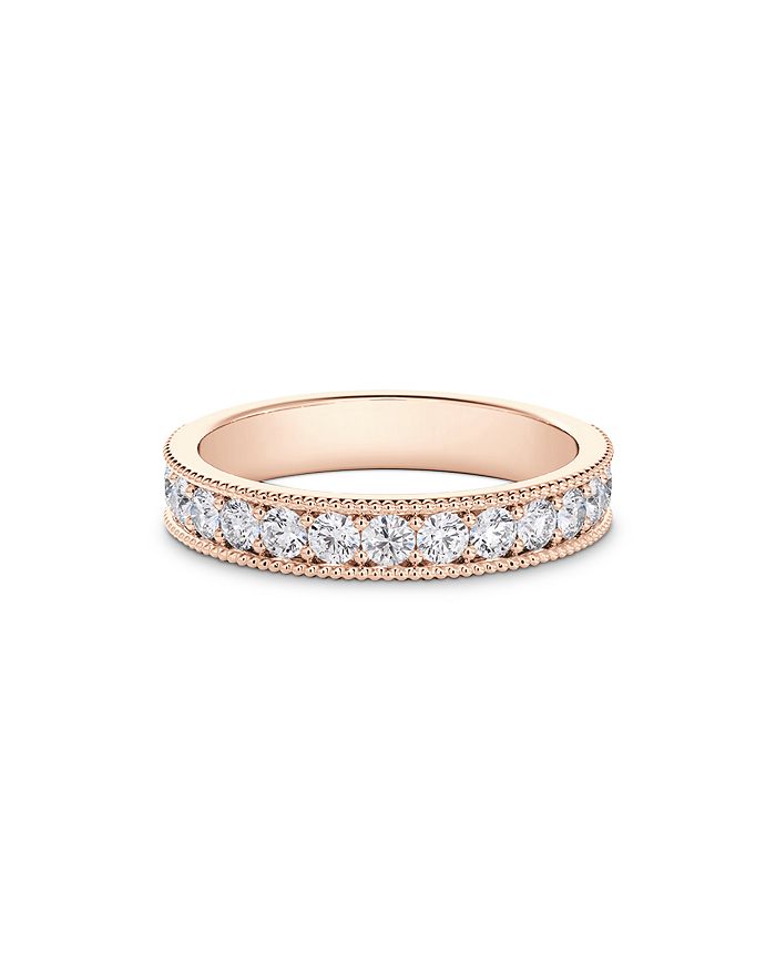 De Beers Forevermark Diamond Beaded Band in 18K Rose Gold, 0.70 ct. t.w ...