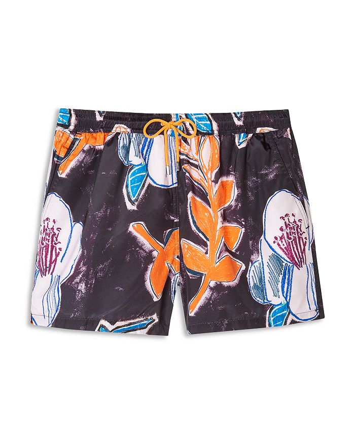 Paul Smith Forest Sketch Swim Trunks | Bloomingdale's