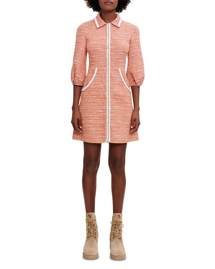Maje Braided Tweed Dress | Bloomingdale's