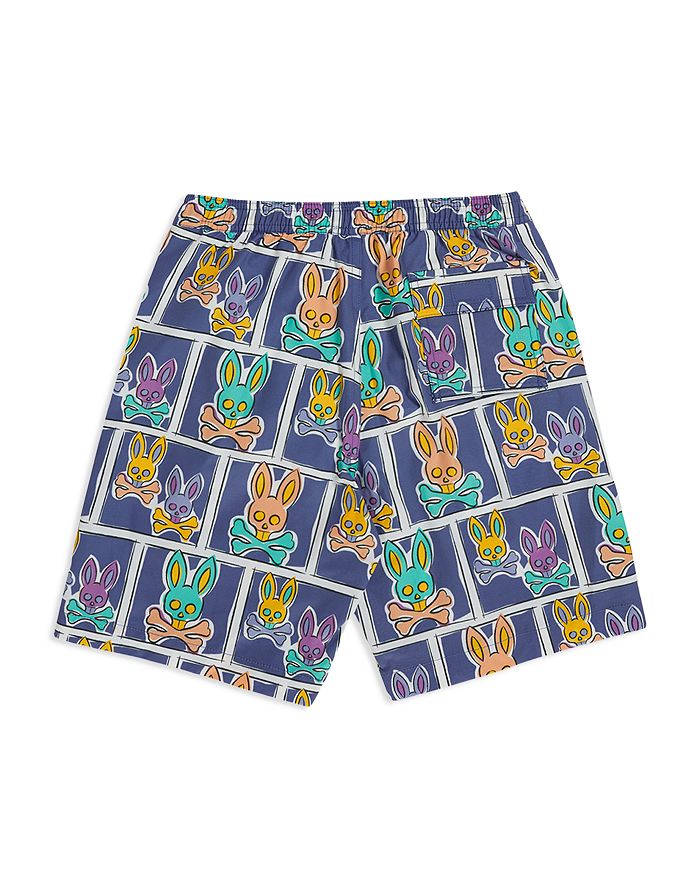 Psycho Bunny Boys' James Bunny In A Box Swim Trunks - Little Kid, Big ...