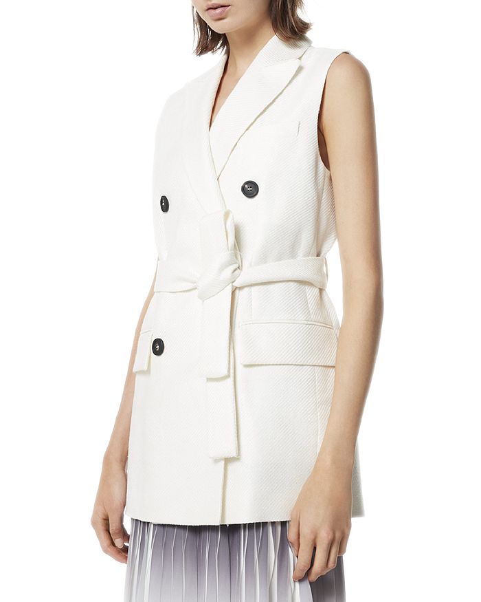 Peserico Waistcoat Belted Vest | Bloomingdale's