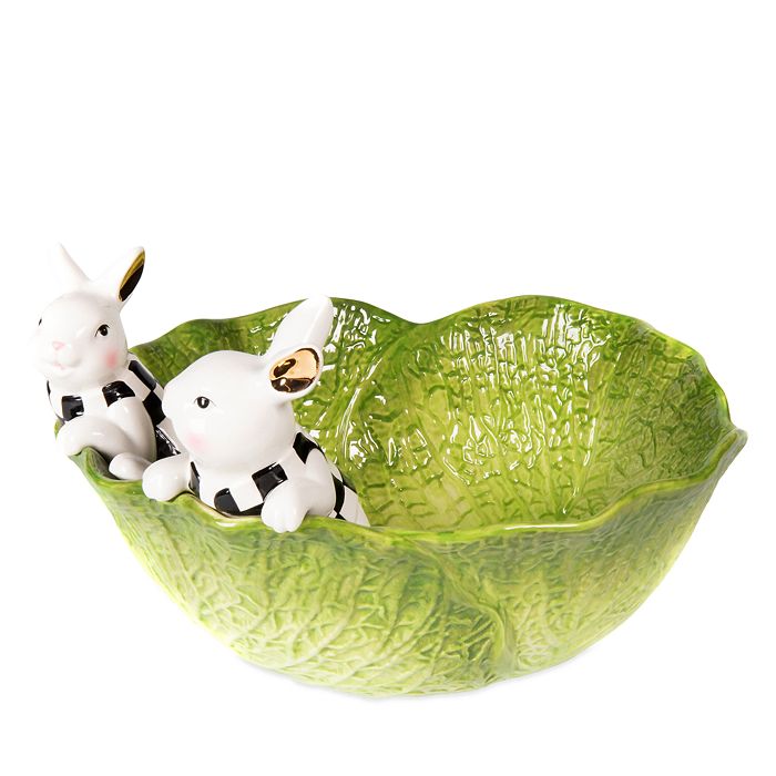 Mackenzie-Childs Cabbage Garden Bunny Bowl | Bloomingdale's
