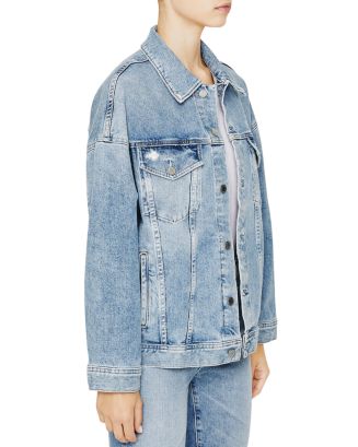 AG Oversized Trucker Denim Jacket | Bloomingdale's