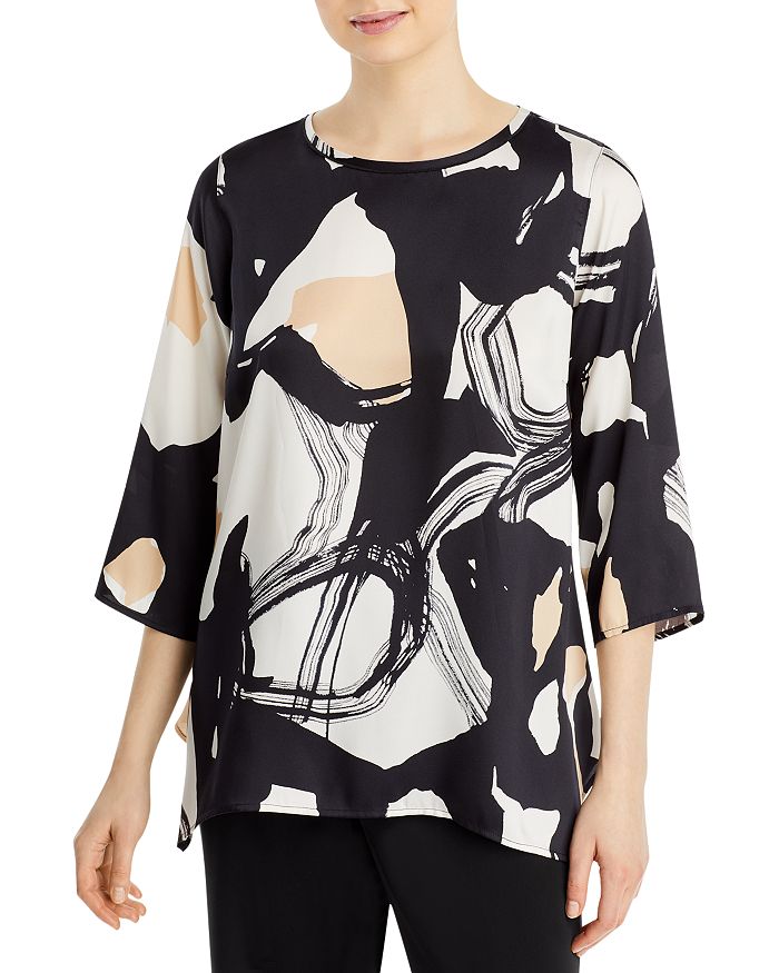 Caroline Rose Printed Party Top | Bloomingdale's